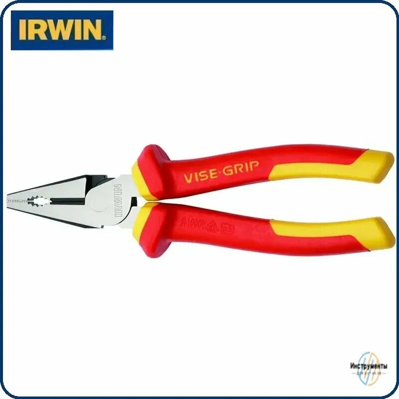 Комбинированные изолированные плоскогубцы Irwin 8"/200мм 10505874
