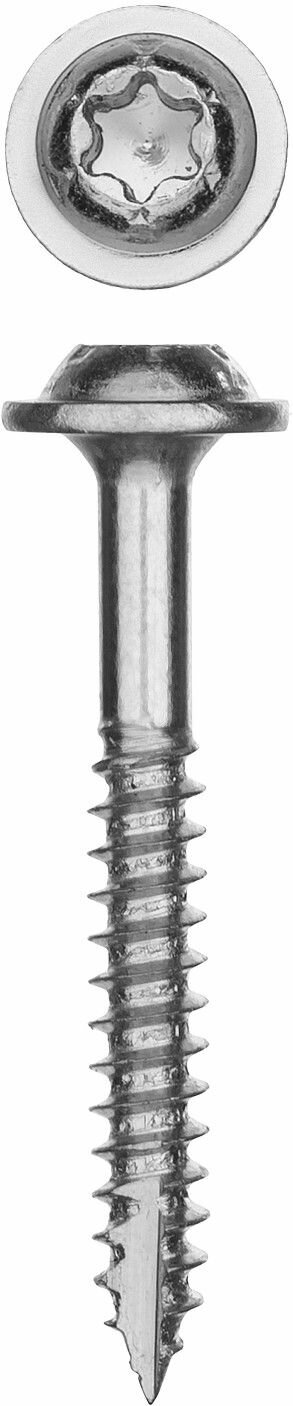 Саморез ЗУБР, 32 х 3.8 мм, частая резьба, ТХ20, цинк, 350 шт, для глухих отверстий 30082-38-032