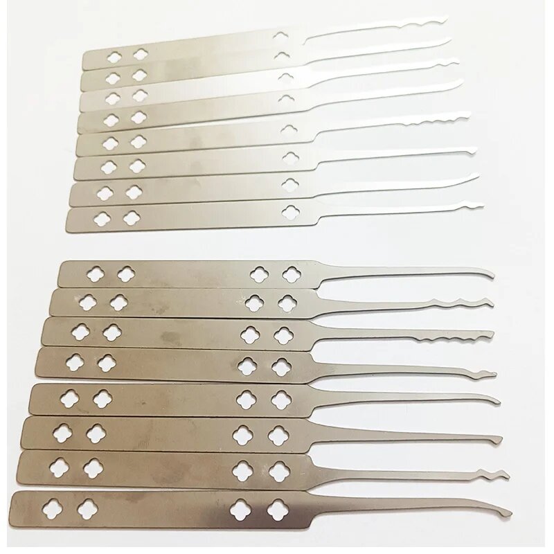 Слесарные инструменты, 21 шт, сумка для хранения, слесарные практические инструменты с натяжным инструментом, инструменты для ремонта замков, нержавеющая сталь