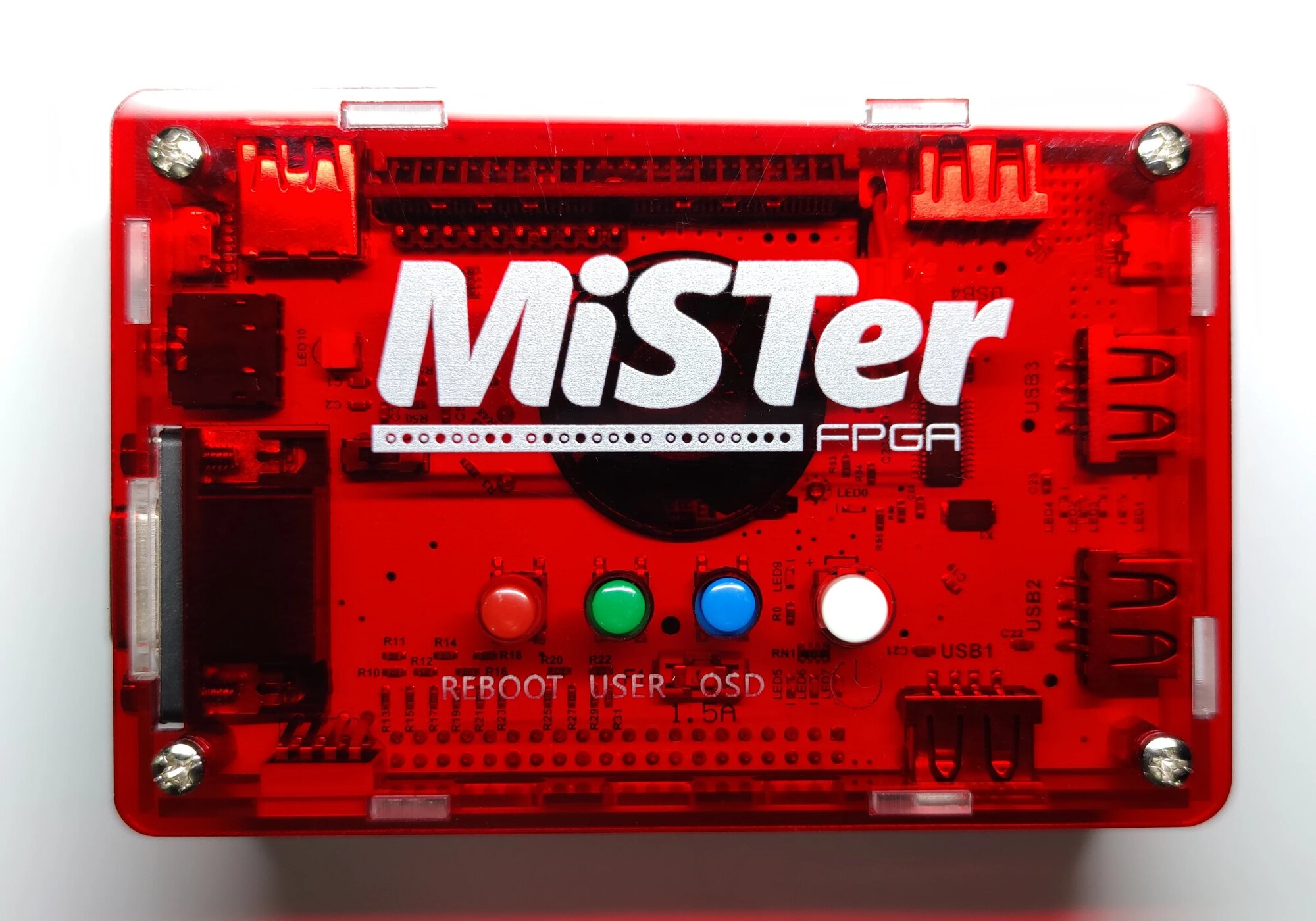 Mister FPGA-VGA плата DE10-Nano VGA-Red white color