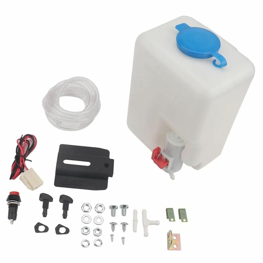 Автомобильный универсальный баллончик-распылитель для стеклоочистителя 12V1.5L, набор для мытья стеклоочистителей