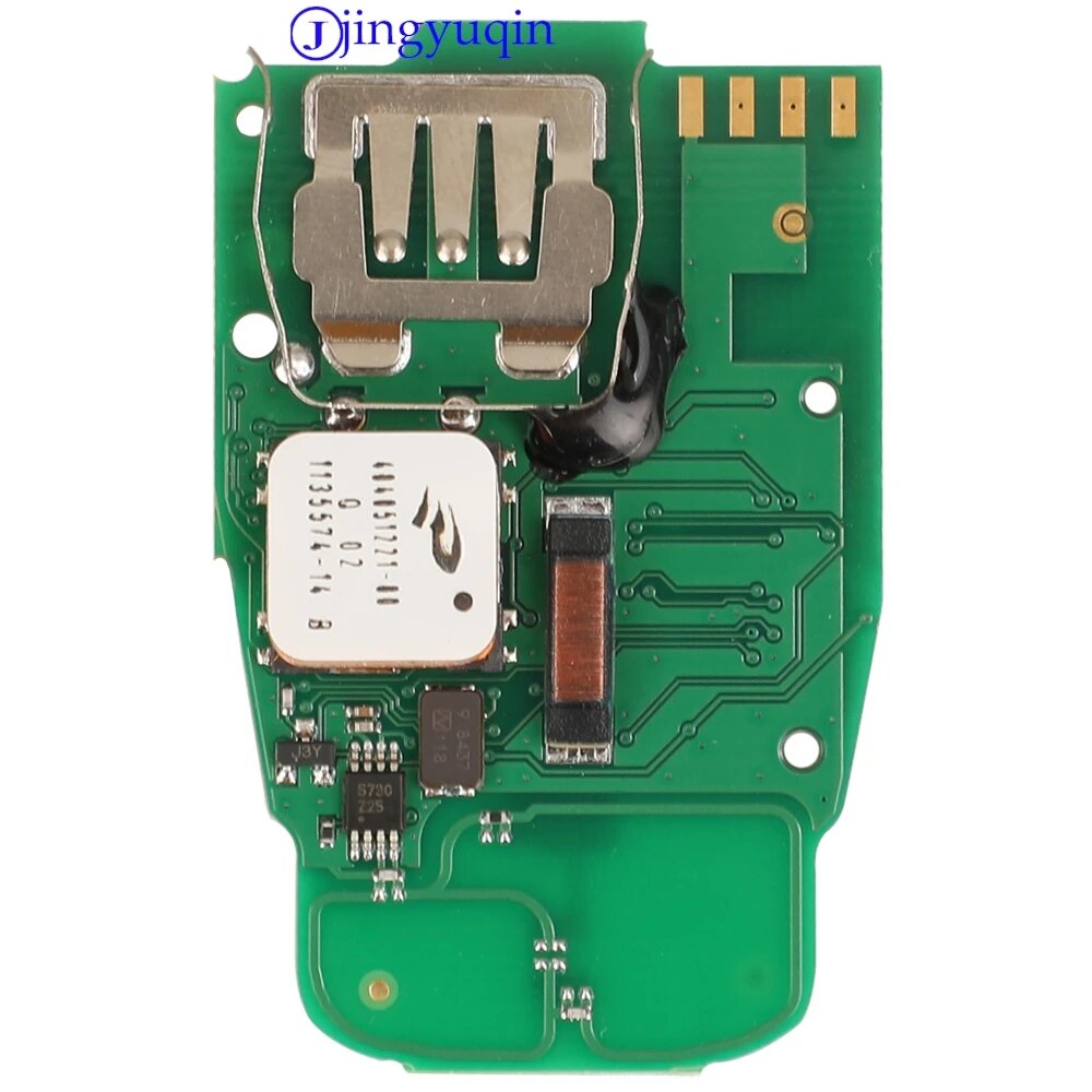 Jingyuqin дистанционный ключ от автомобиля для Audi A4L Q5, удаленная система, умный автомобильный ключ без ключа, Go pcf7945a, 315 МГц/433 МГц/868 МГц, Board Only, 433mhz