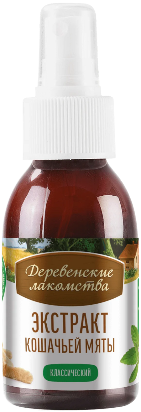 Деревенские лакомства 5 шт по 100 мл кошачья мята, экстракт
