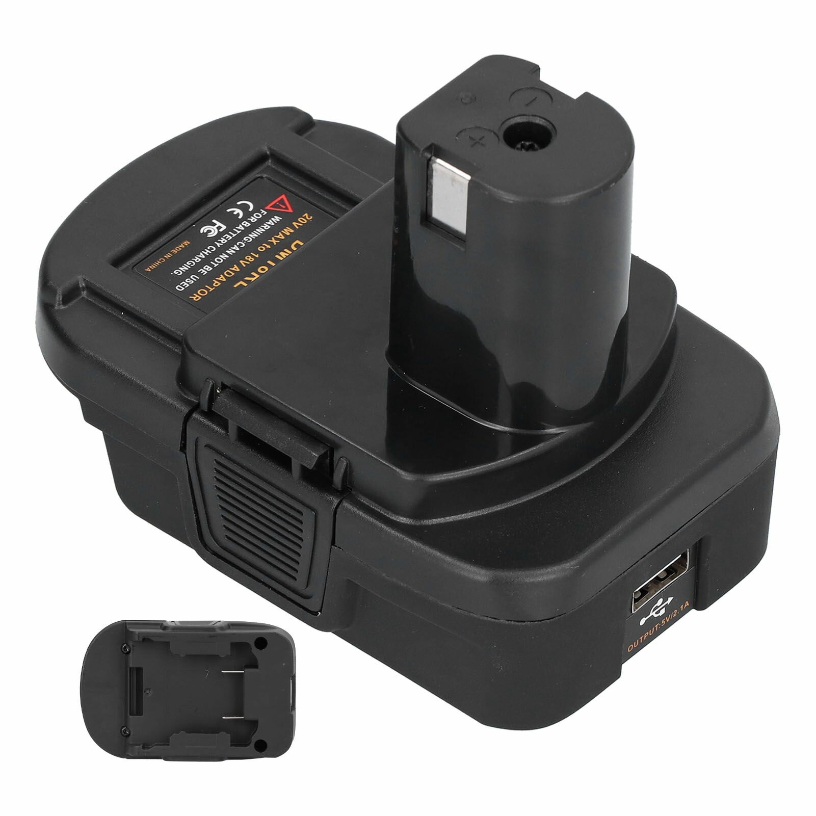 Адаптер-преобразователь DM18RL для литиевой батареи Milwaukee 20 В DCB200 DCB203 DCB205 DCB206 M18