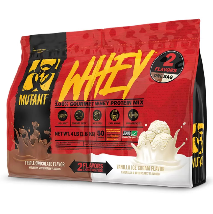 Протеин Mutant Whey, 1800 гр, тройной шоколад и ванильное мороженое