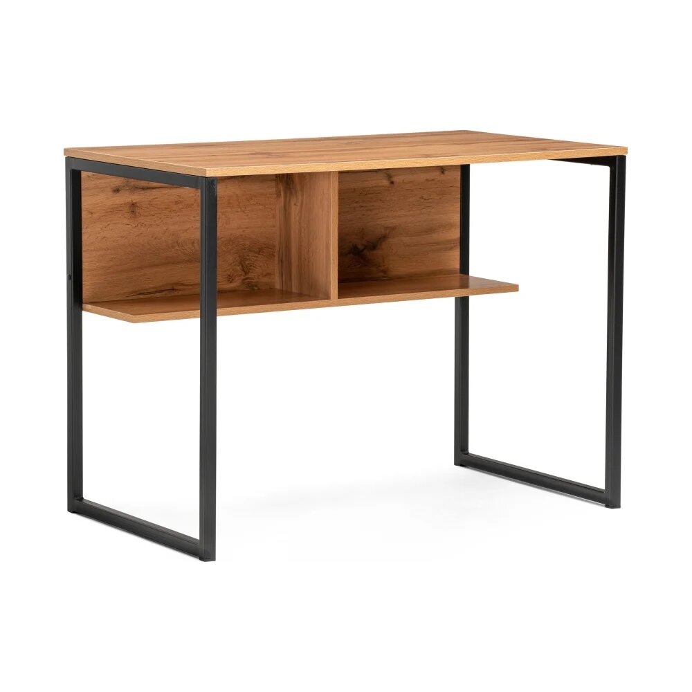 Woodville Письменный стол Клер Лофт дуб вотан / матовый черный 489687