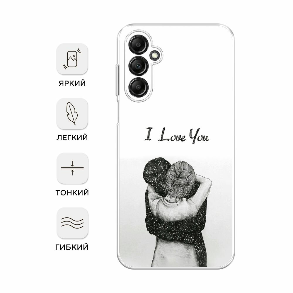 Чехол на Samsung Galaxy A15 / Самсунг А15 с принтом I love you 1 — фото 1