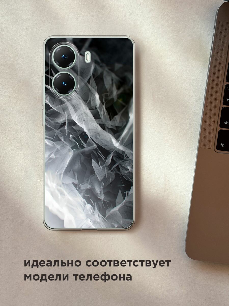 Силиконовый чехол на Poco X7 Pro / Поко X7 Про с принтом "Абстракция 9" — фото 1