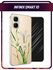 Чехол на Infinix Smart 10 / Инфиникс Смарт 10 с принтом "White lily", прозрачный
