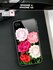 Чехол на Apple iPhone 4/4S / Айфон 4/4S с принтом "Большие пионы", прозрачный