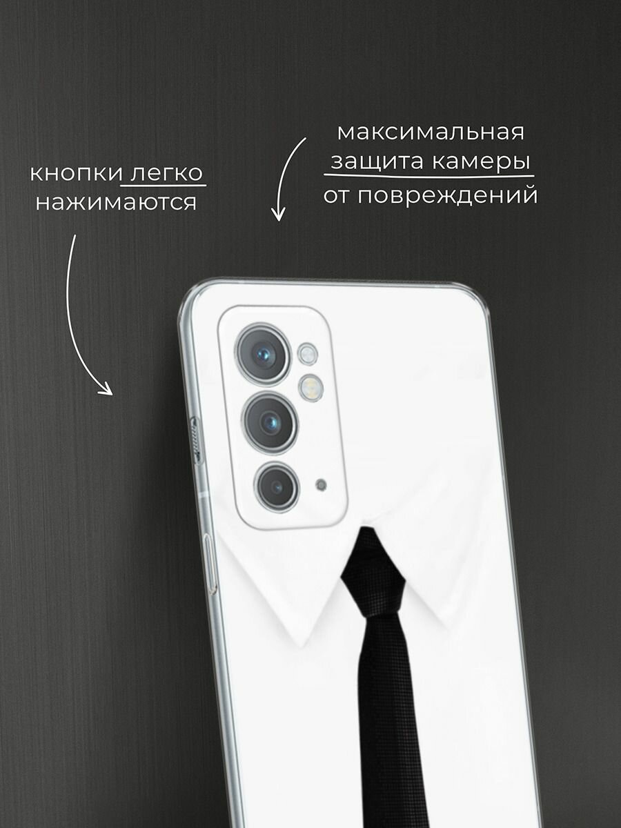 Силиконовый чехол на OnePlus 9RT / ВанПлас 9RT с принтом "Галстук" — фото 1