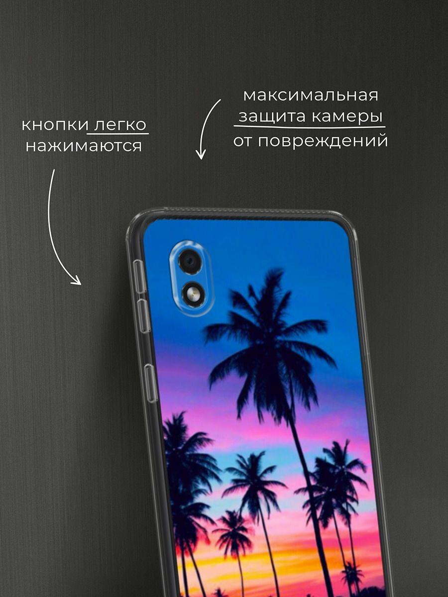 Чехол на Samsung Galaxy A01 Core / Самсунг Галакси А01 Core с принтом "Закат 5" — фото 1