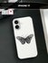 Чехол на Apple iPhone 17 / Айфон 17 с принтом "Узорная бабочка"