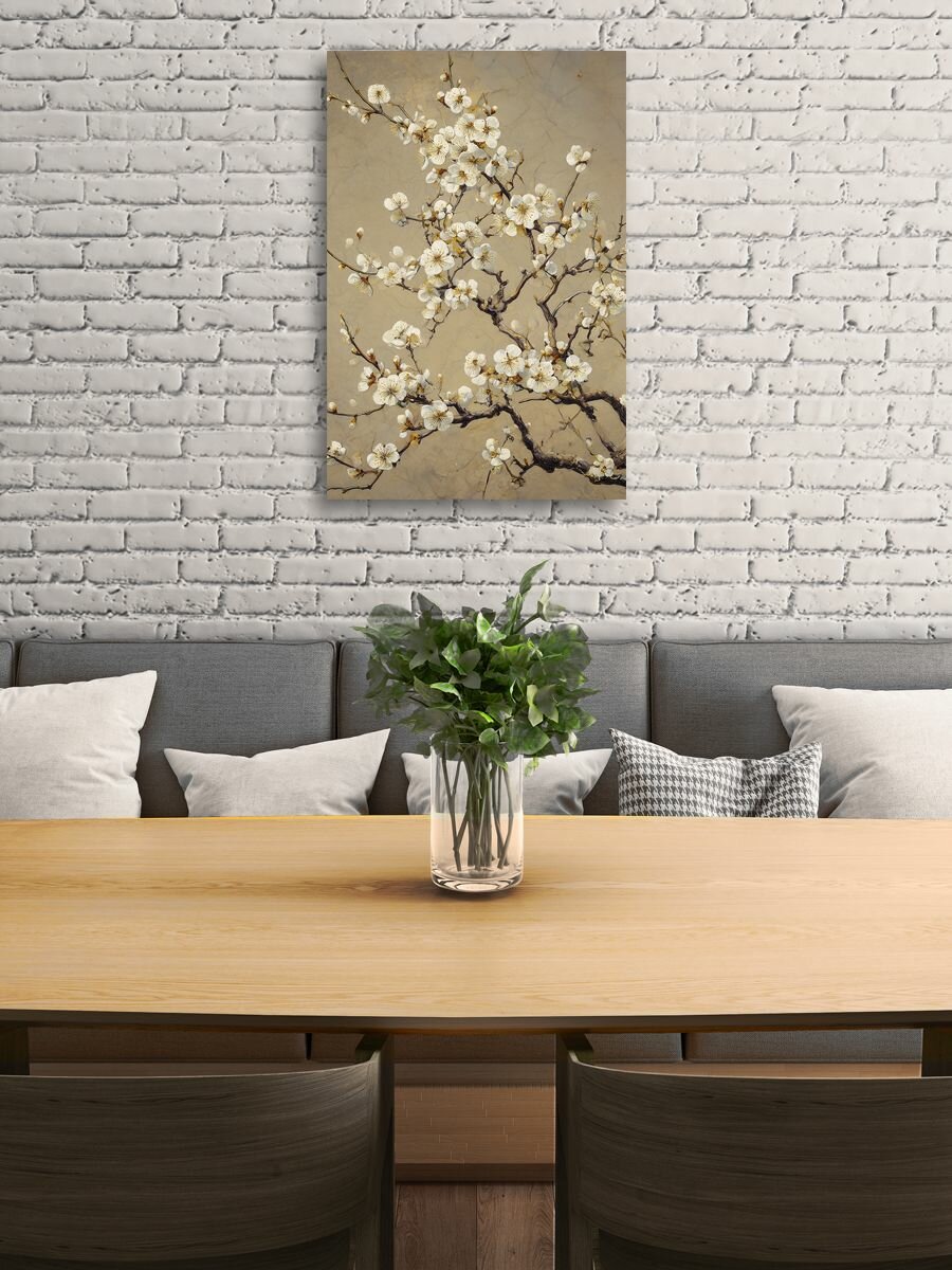Картина на холсте LOFTime 40Х60 Ветка сакуры коричн КС-1835-4060