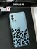 Чехол на OnePlus 9R / ВанПлас 9R с принтом "Окрас леопарда фон черный", прозрачн...