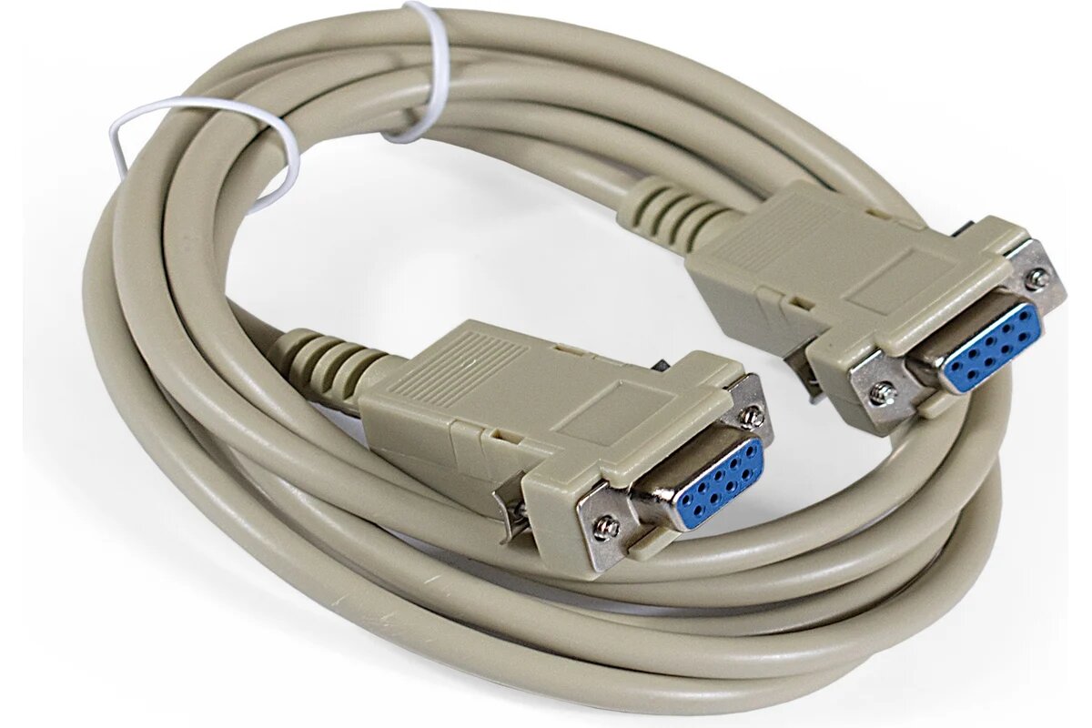 ExeGate нуль-модемный RS-232 кабель DB9F-DB9F 1,8 м EX-CC-134-1.8 284952 совместимый