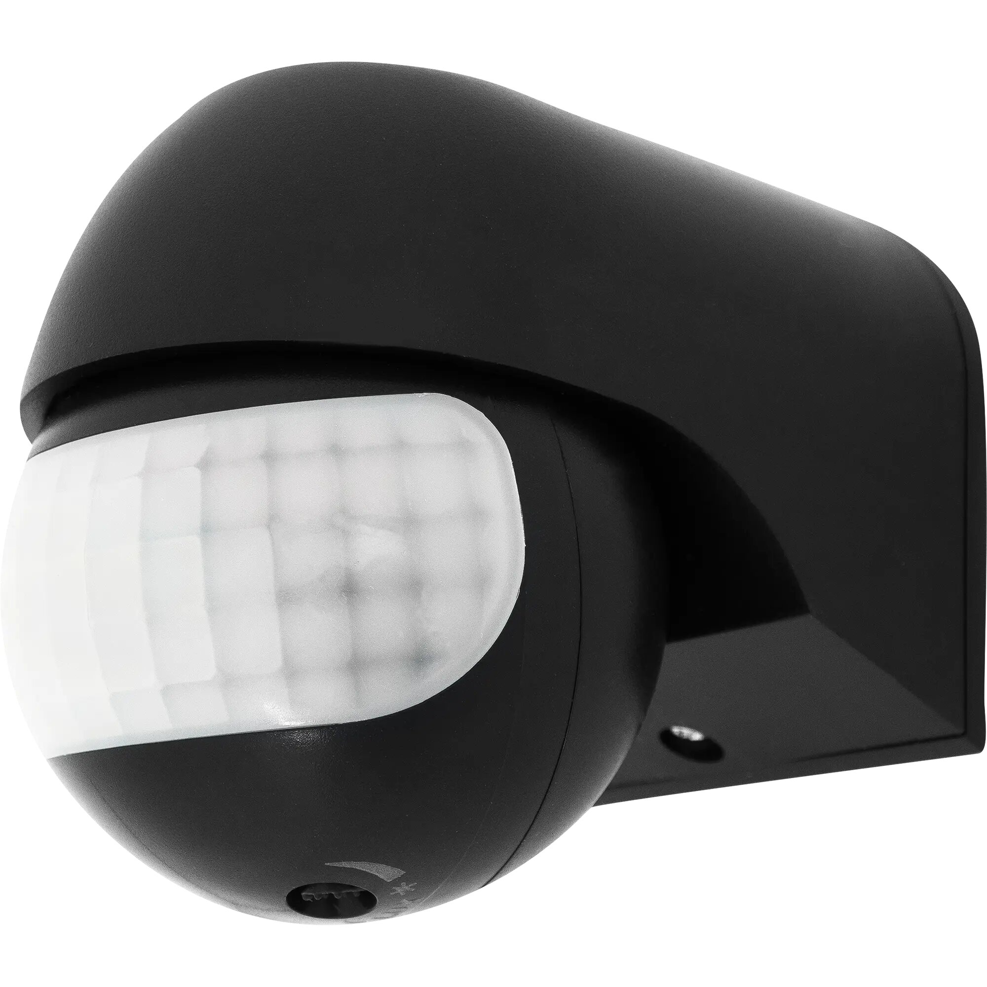 Датчик движения накладной IP44 черный, радиус действия 6 м, 180°, нагрузка 1100 Вт