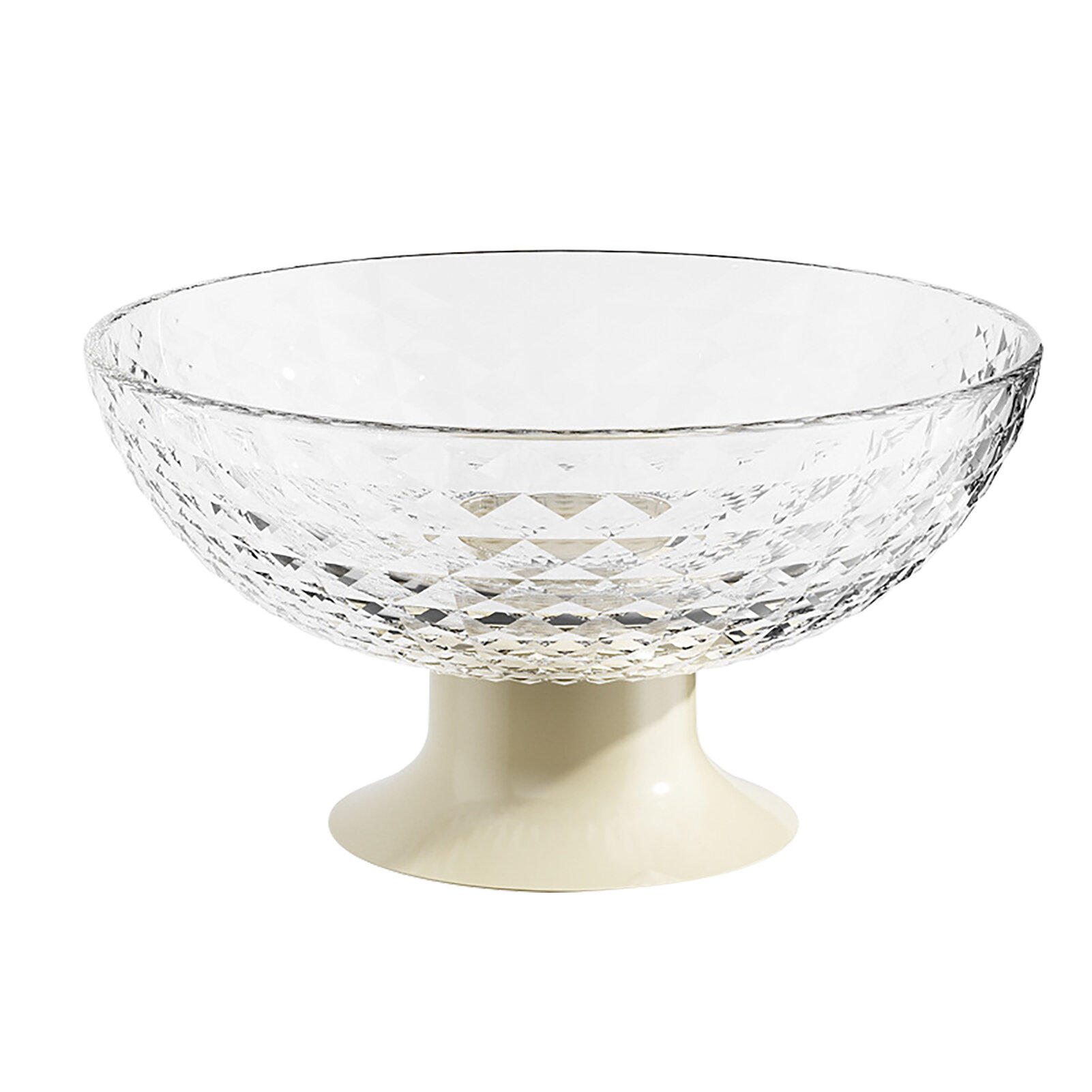 Поднос для фруктов, держатель тарелки, пластиковая ножка, закуски, овощи, корзина для фруктов, миска для кухонной стойки, столы для столовой, прозрачный цвет