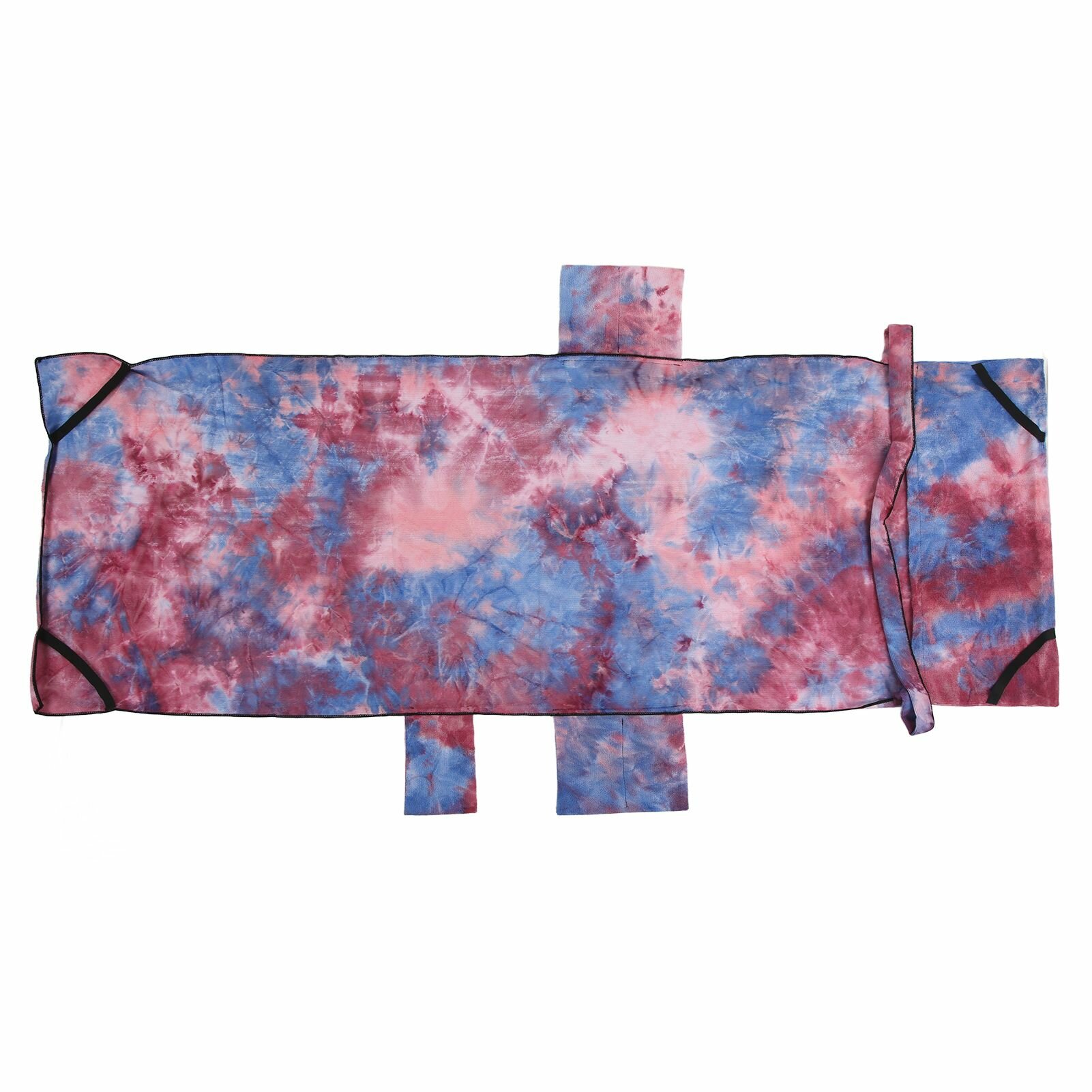 Чехол на шезлонг из микрофибры, хорошее водопоглощение, дизайн с боковым карманом, чехол для пляжного отдыха, для пляжа, бассейна, сада, синий