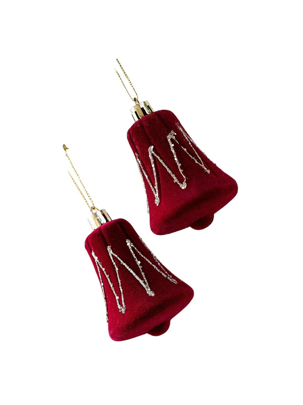 Красные трости с бархатным покрытием, вешалка для праздничных каминов, украшения для штор