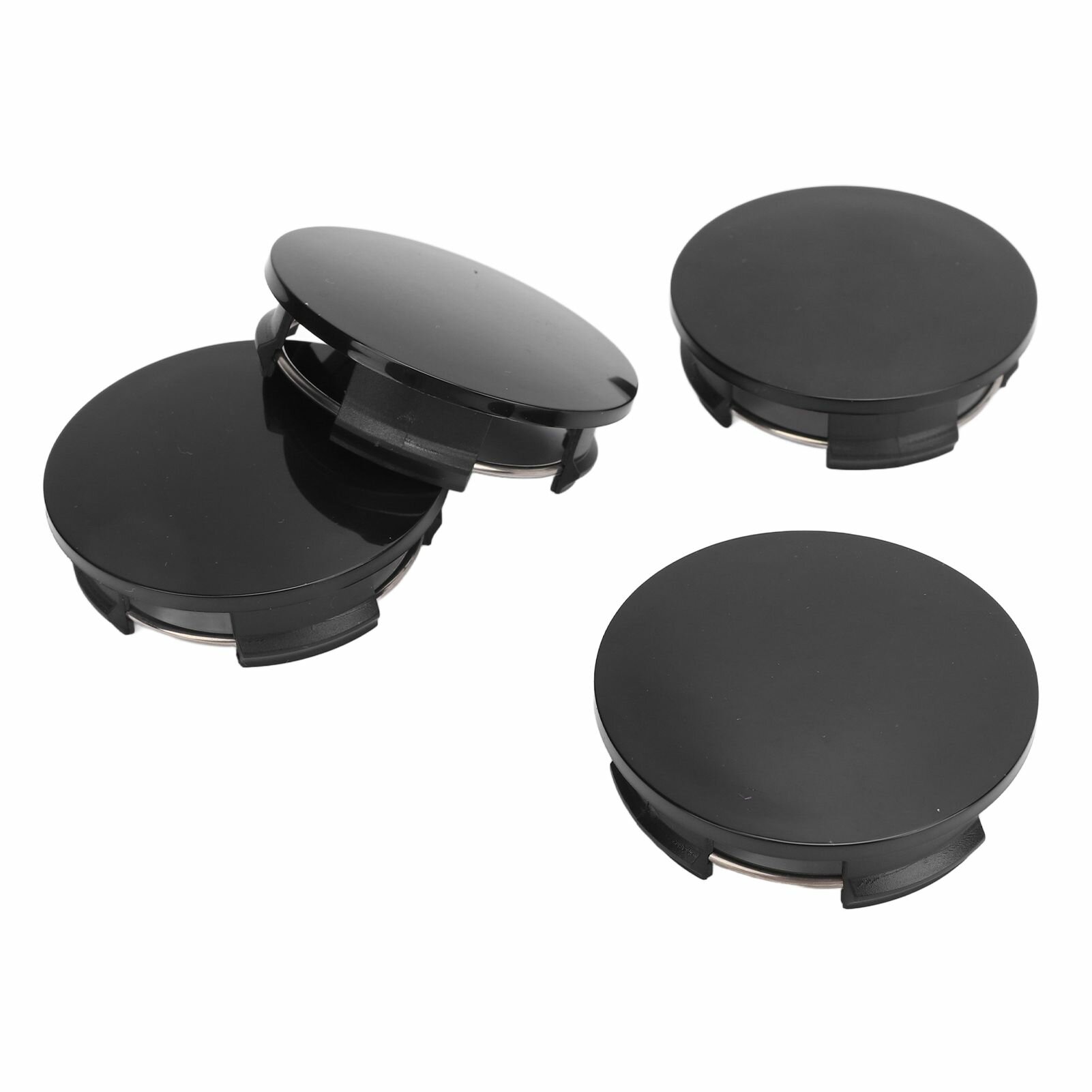 4 шт. колпаки для центра колеса, пластиковые универсальные колпачки из углеродного волокна, центральная крышка ступицы с металлическими зажимами, внешний диаметр 57 мм