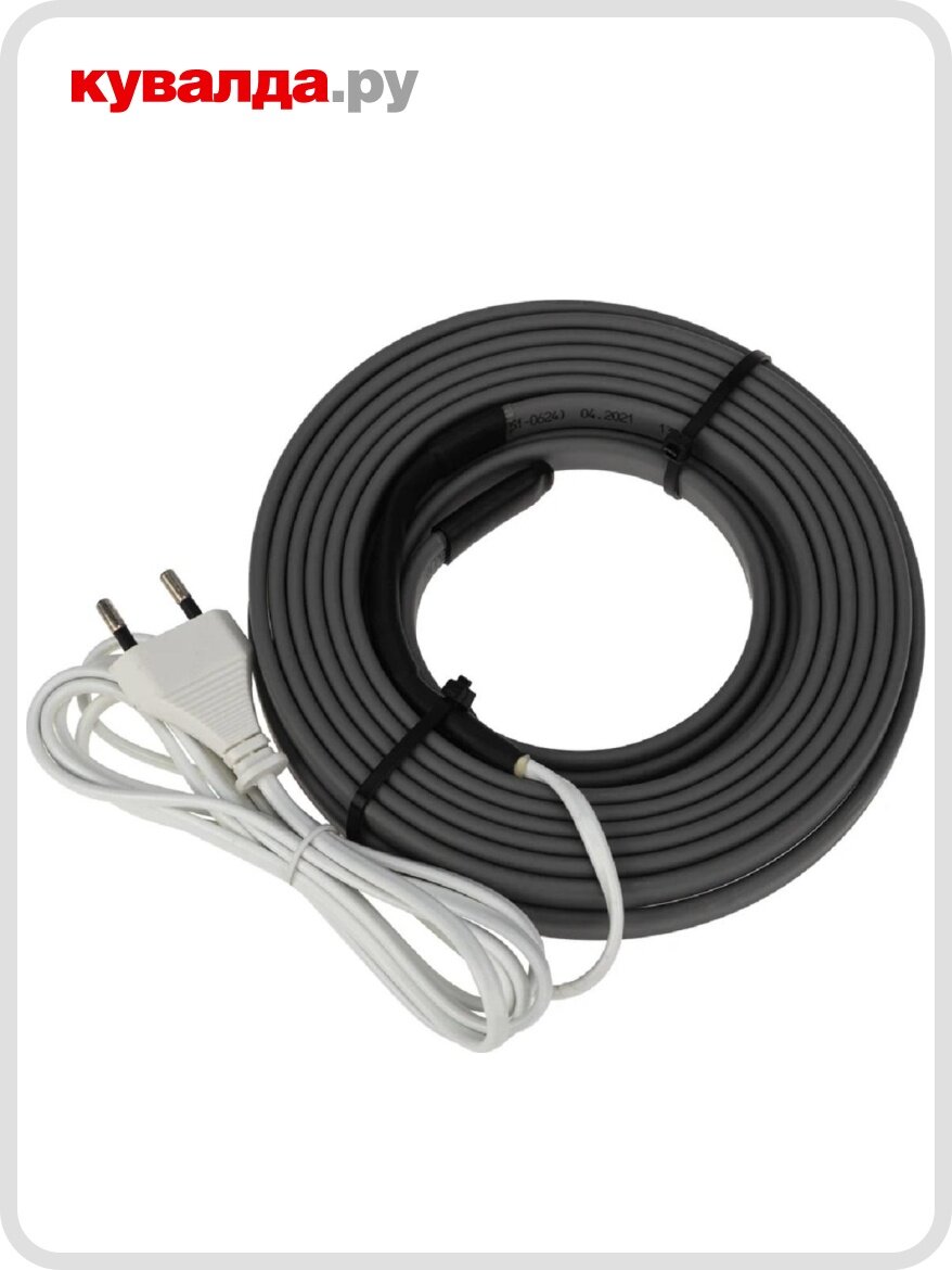 Нагревательный кабель Proconnect 51-0242 саморегулирующ.16Вт/м, на трубу, 6м/96Вт, б/экран