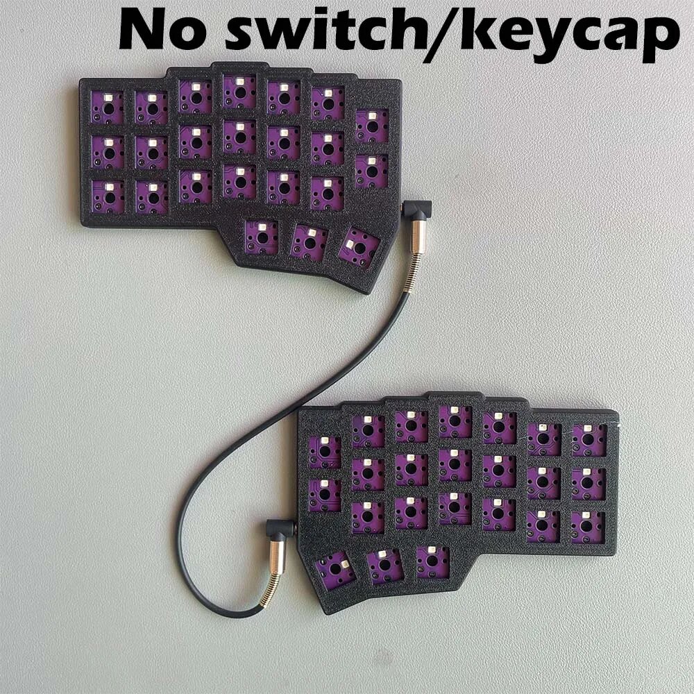 CHOC Corne Проводная механическая клавиатура Kaih Chocolate V1/V2 Black Kit