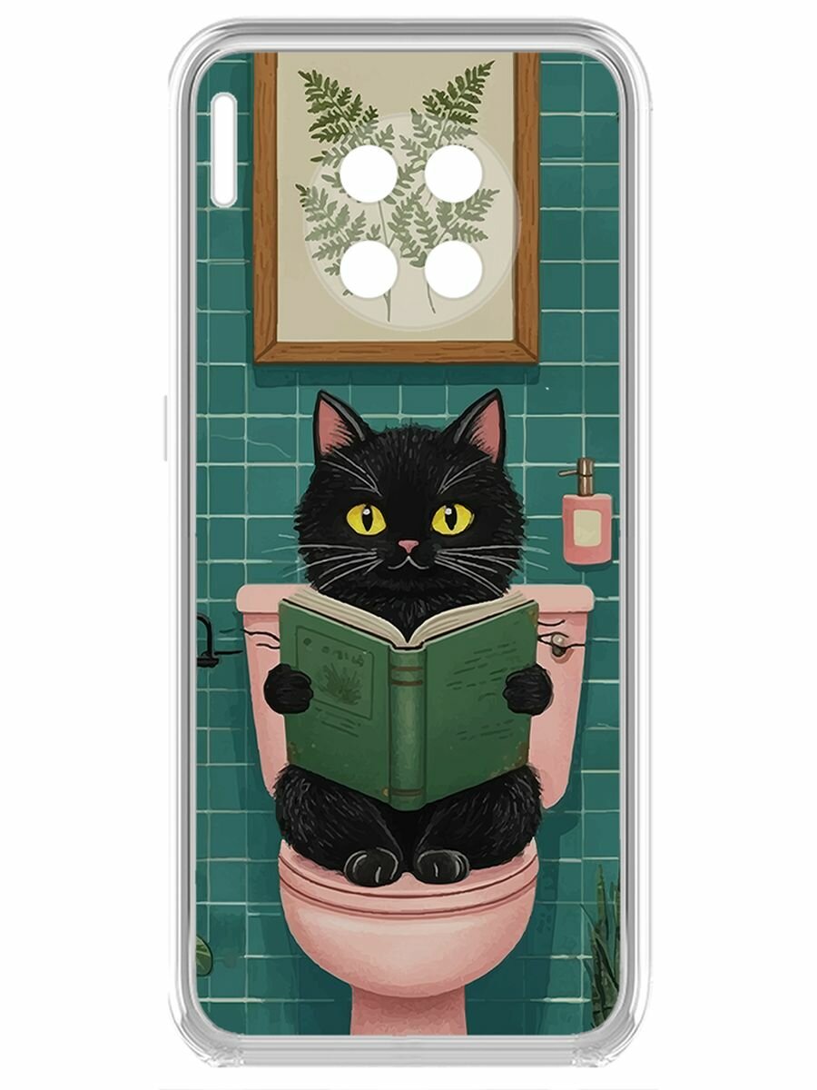 Чехол-накладка Krutoff Clear Case Дзен для Huawei Mate 30