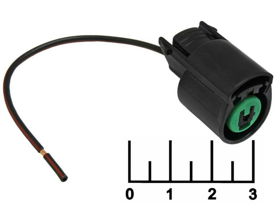 Разъем 1pin гнездо влагозащищенный на проводе PB62501027 Cargen (AX456)