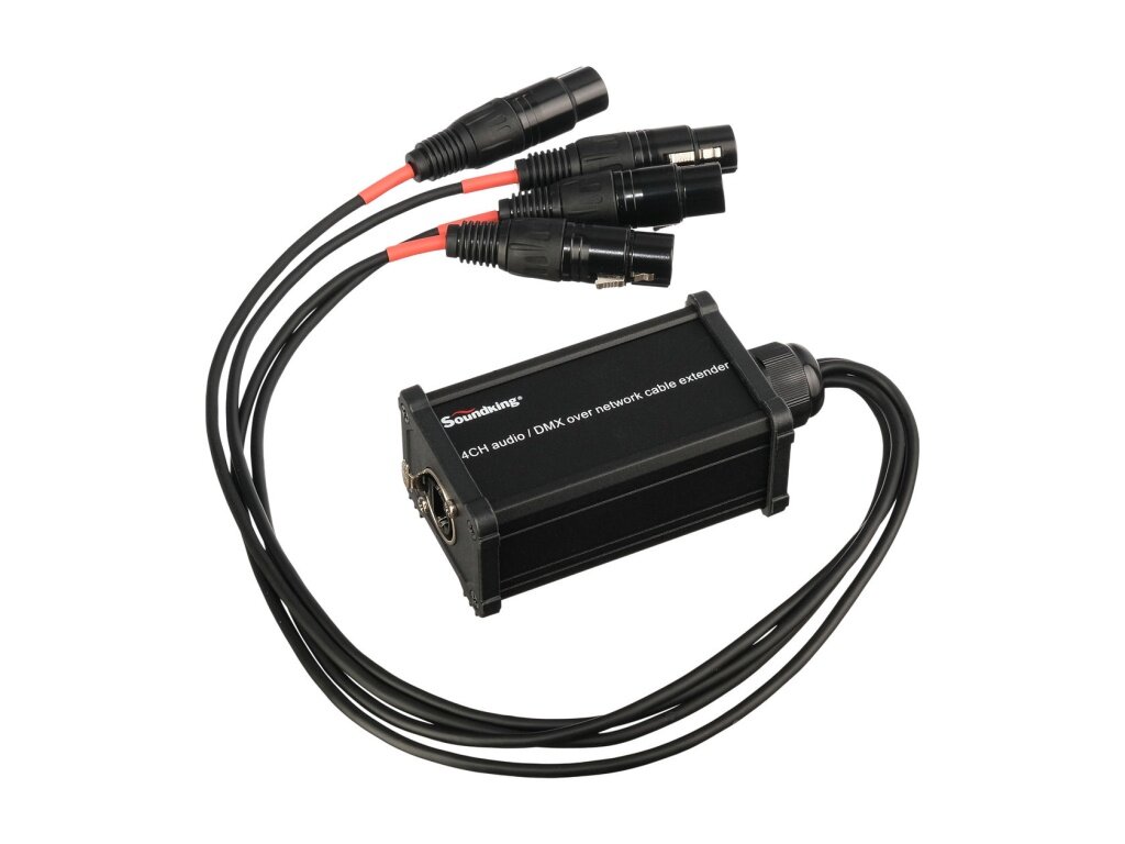 DMX кабель, 4хXLR(3p)female - RJ-45, Soundking CXA032