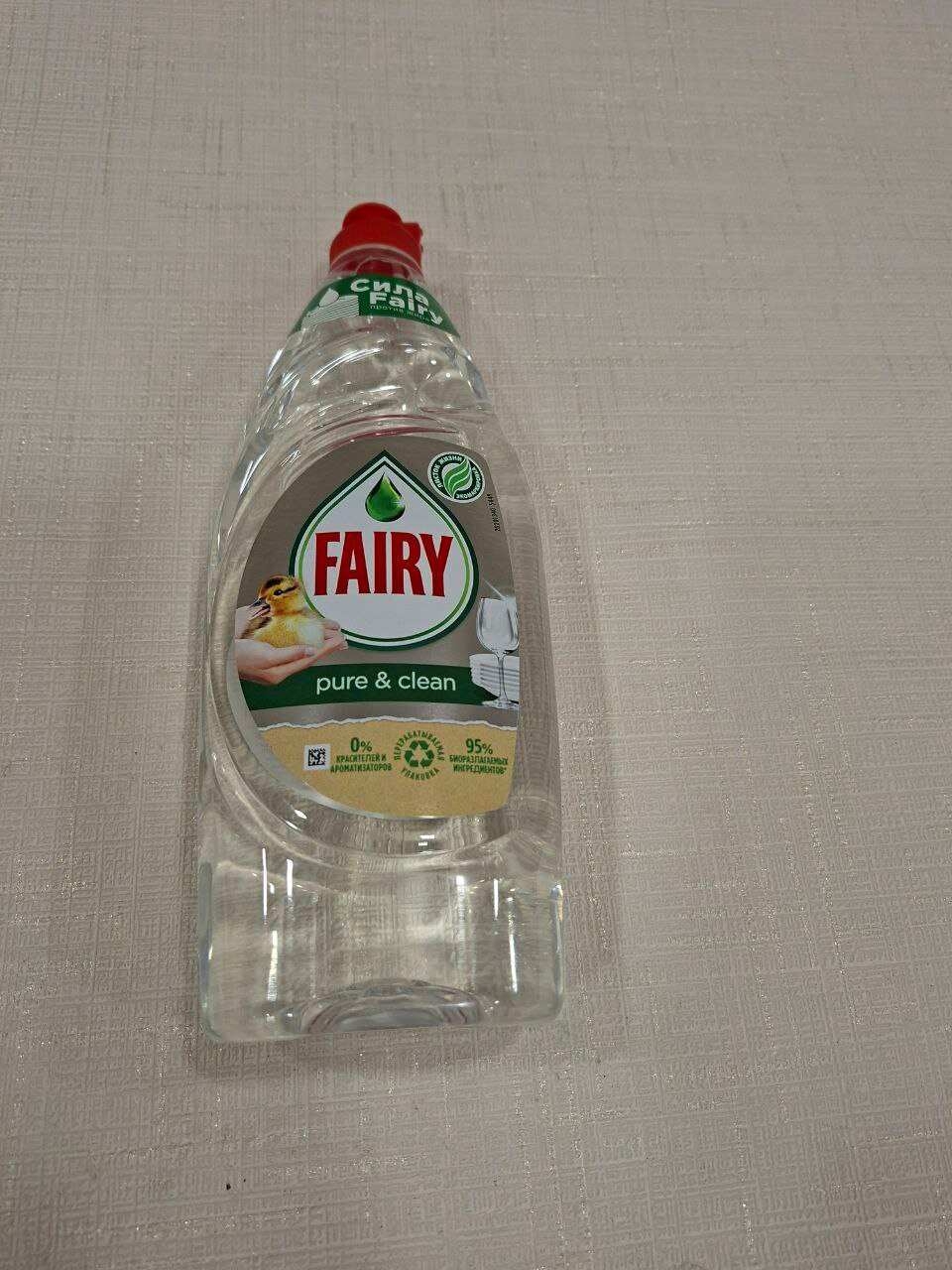 Fairy pure&clean. Гель для мытья посуды, 650мл