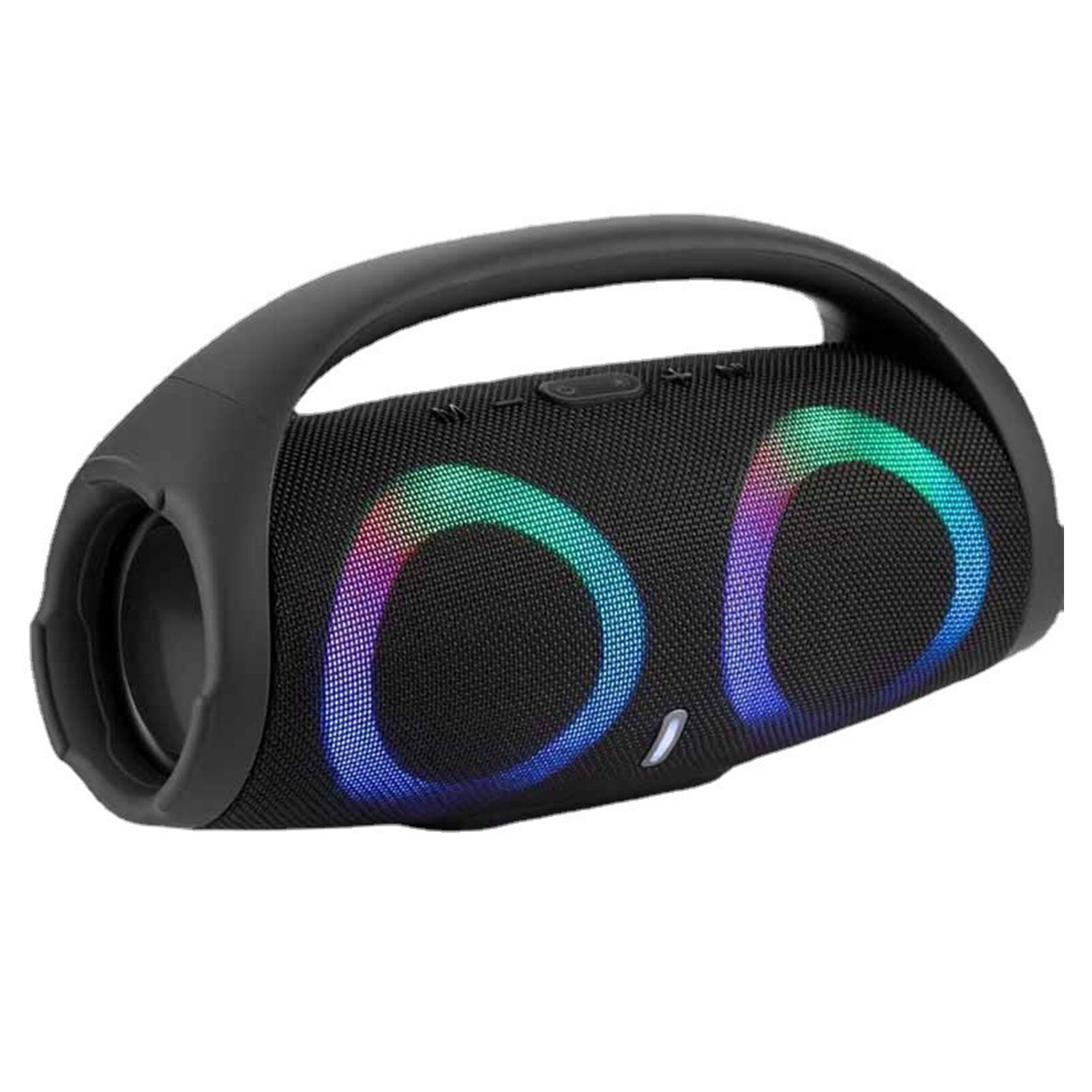 Портативная беспроводная колонка Bluetooth с высокой громкостью, глубокими басами, чистым звуком, защитой от влаги IPX2, черный цвет.
