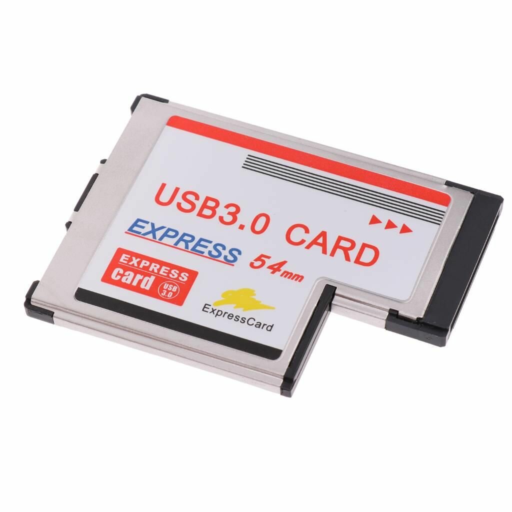 Переходник PCI-Express USB 3.0 на 2 порта, 54 мм, сверхскоростной адаптер