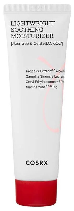 Лечебный увлажняющий крем с AHA & BHA кислотами COSRX AC Collection Lightweight Soothing Moisturizer 80 мл