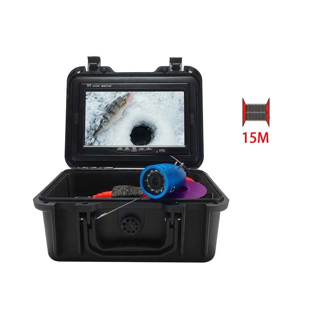 Otaisencam CR110-7S-DL-P Эхолот для подводной рыбалки с видеозаписью 7 дюймов Basic 15M