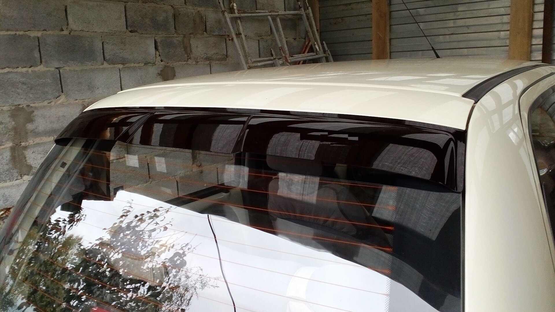 Козырек на заднее стекло Daewoo Matiz х/б 1998 г./ Дэу Матиз с 1998 г.