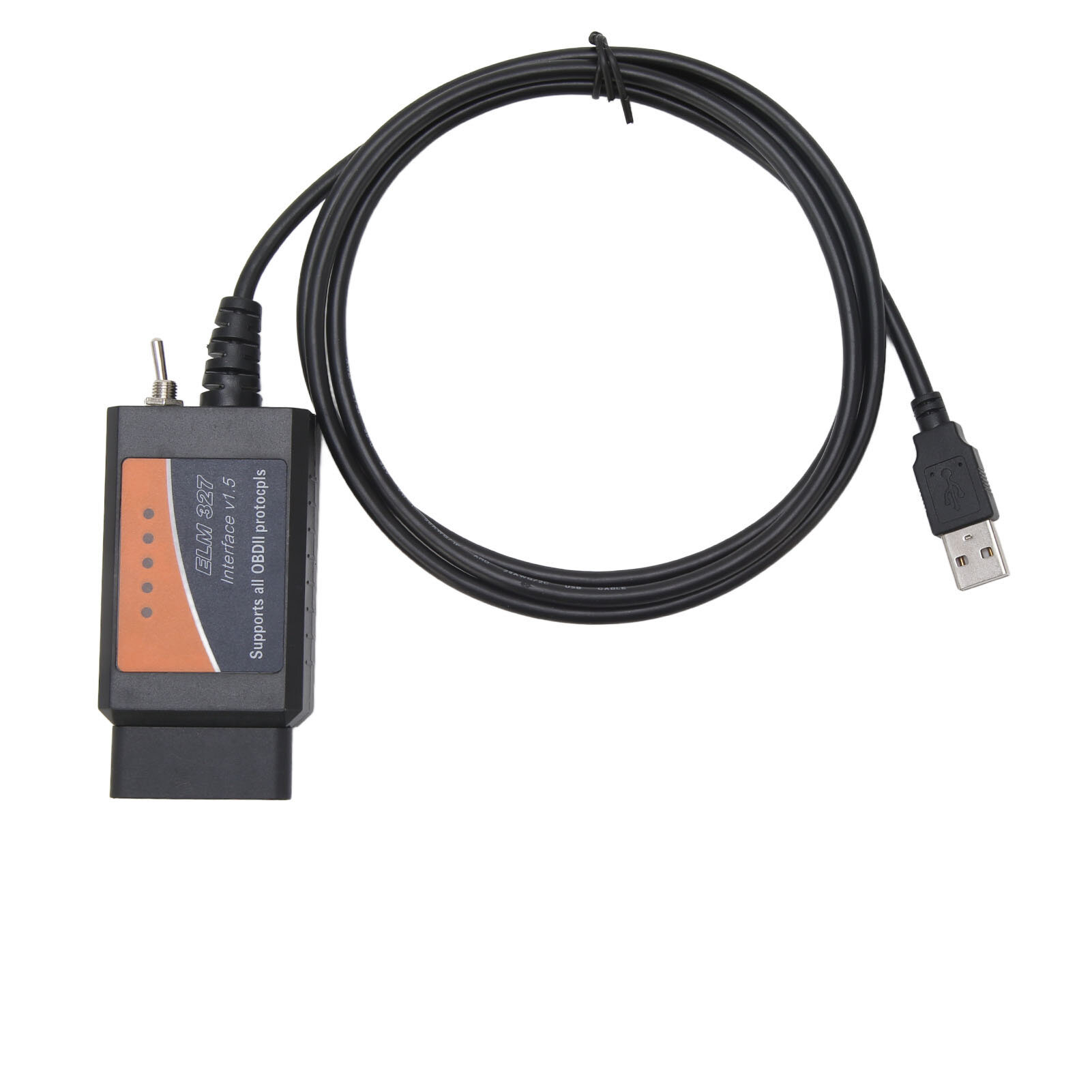 USB-адаптер OBD2 для считывателя кодов ELM327, диагностический кабель сканера для FORScan FoCCCus