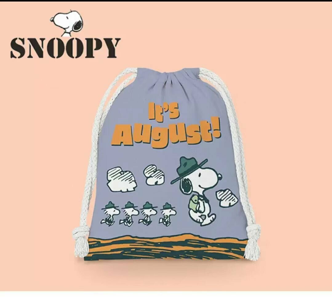 Сумка Miniso Snoopy, портативная и удобная, Разные стили，размер:19*24cm
