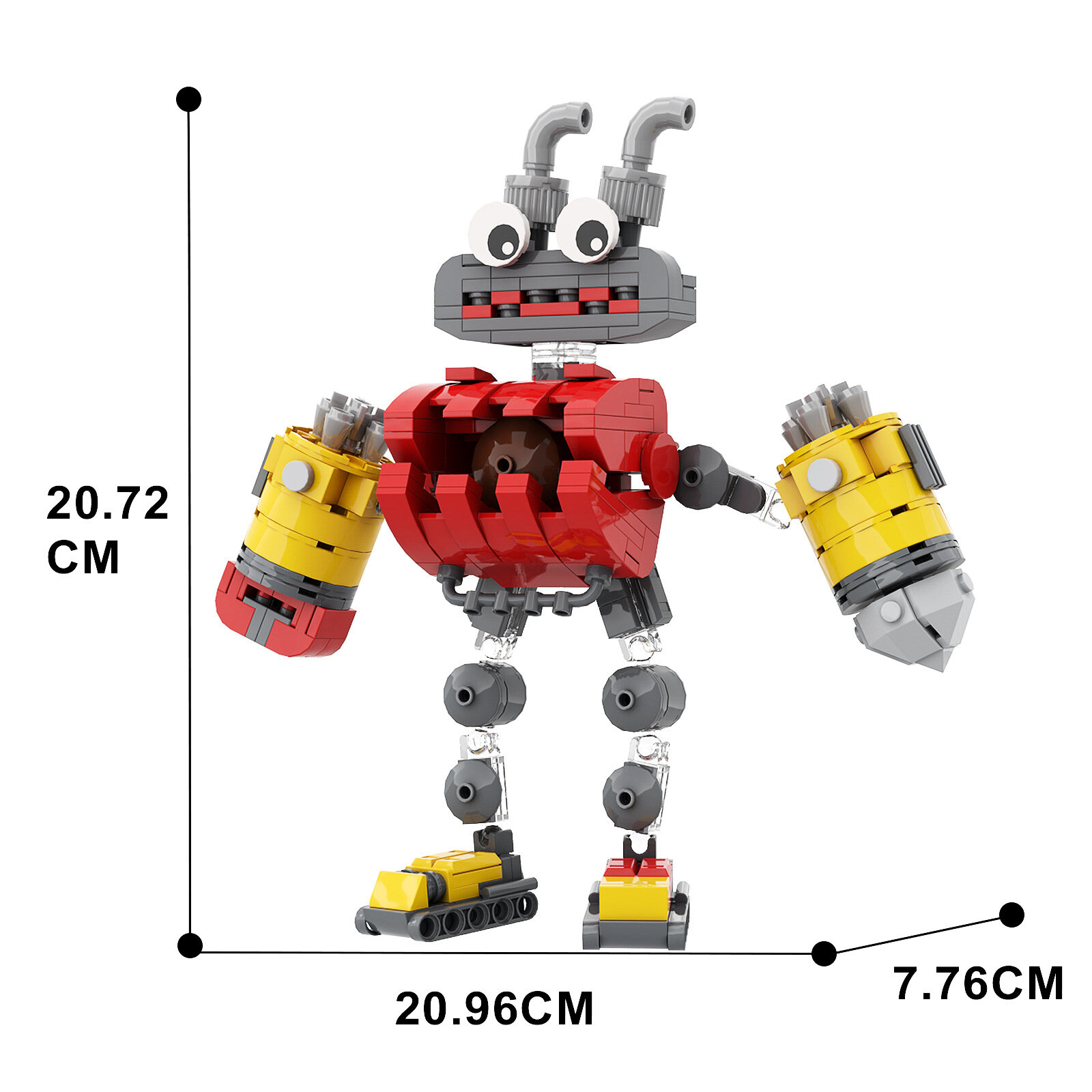 Игрушки-строительные блоки MOC Monster Chorus совместимы с креативными украшениями и подарками LEGO. Дропшиппинг. Эксклюзивно для трансграничных поставок.