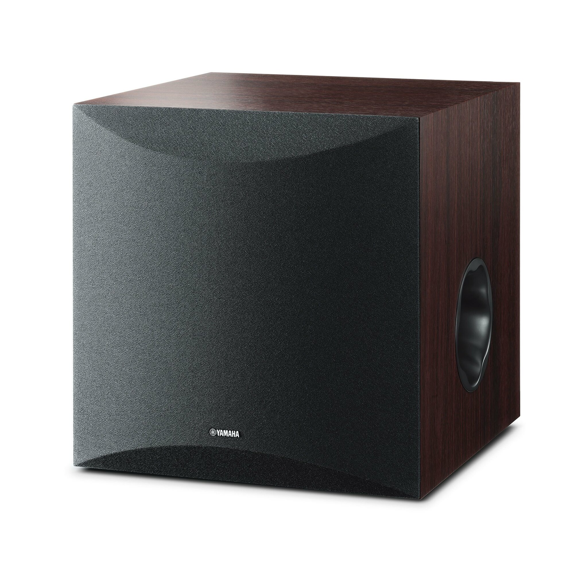 Сабвуфер Yamaha NS-SW100 Walnut, фазоинверторный, мощность 100 Вт