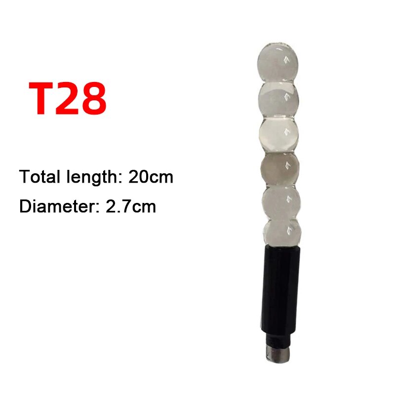 Стеклянные дилдо 3XLR, анальные пробки, секс-игрушки для мастурбации, насадки для секс-машин T28