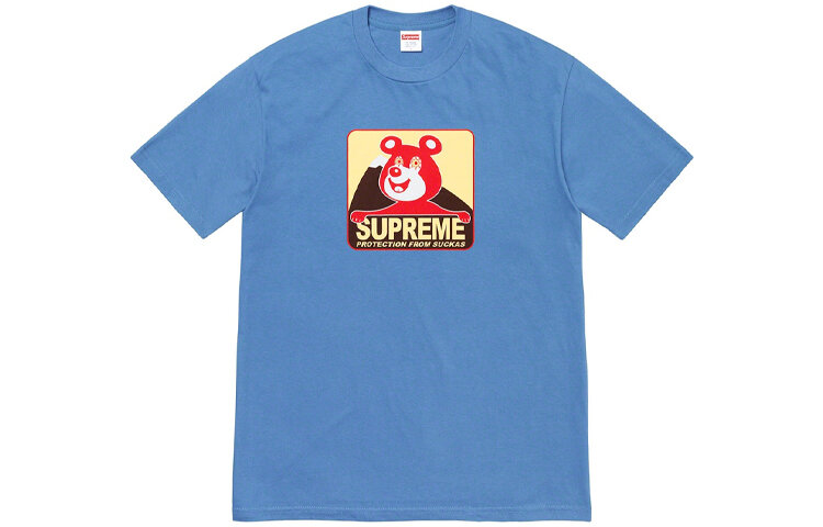 Майка Supreme, размер М, cиний