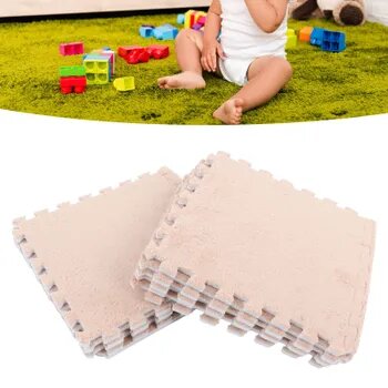 Плюшевый коврик из пенопласта