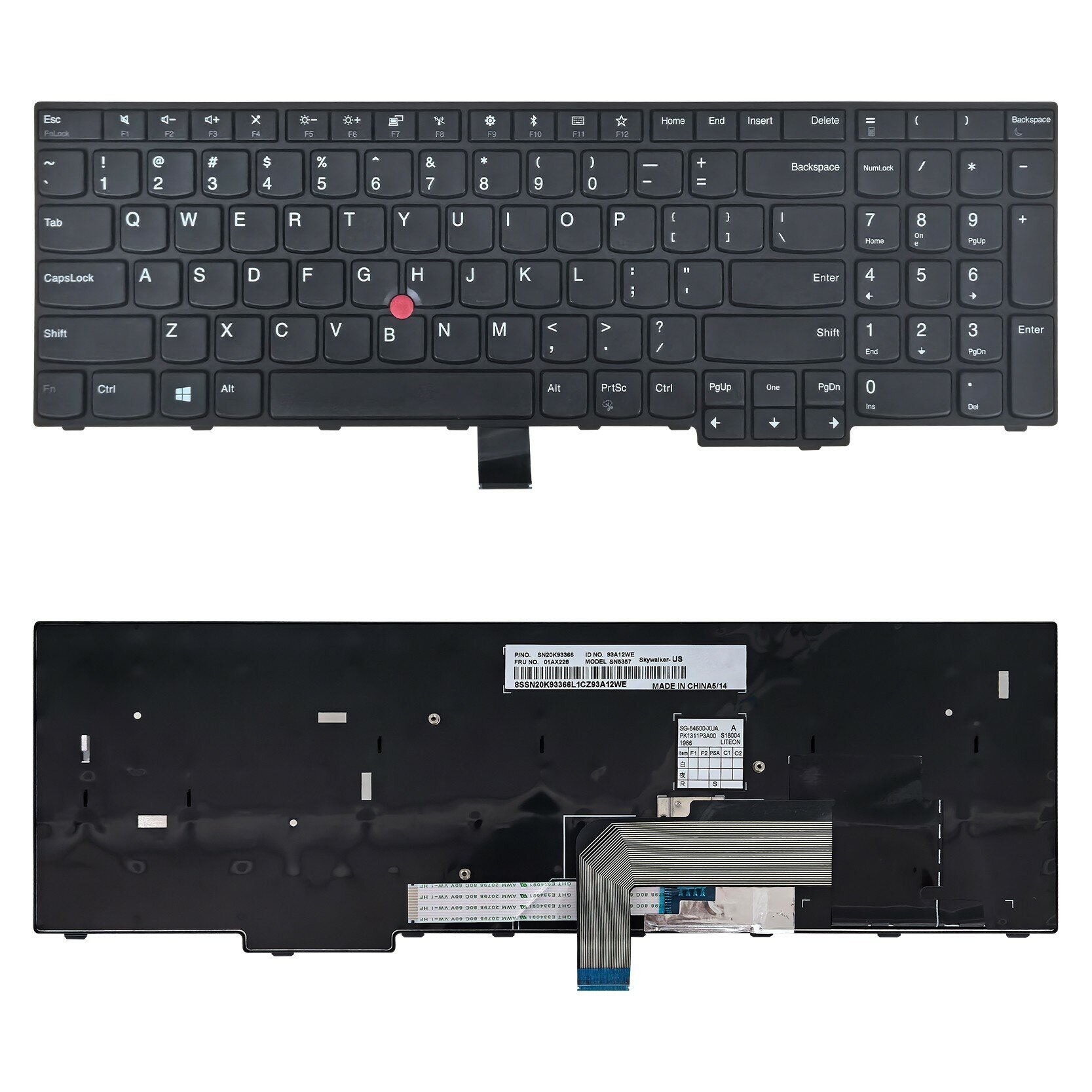 Подходит для клавиатуры Lenovo E550 E555 E550C E560 E565 E570 E570C E575 Клавиатура E570 E575