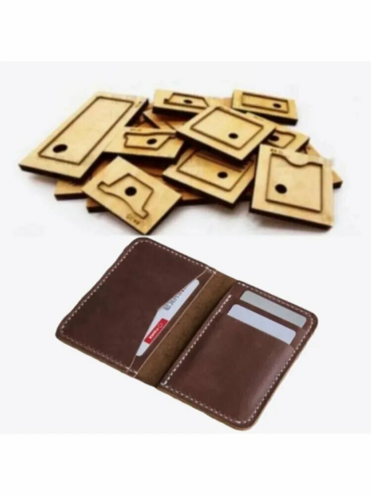 Отсекатель / Торцеватель / Пробойник для кожи , Кладенец для карт и кошелька , размер 120х90 мм