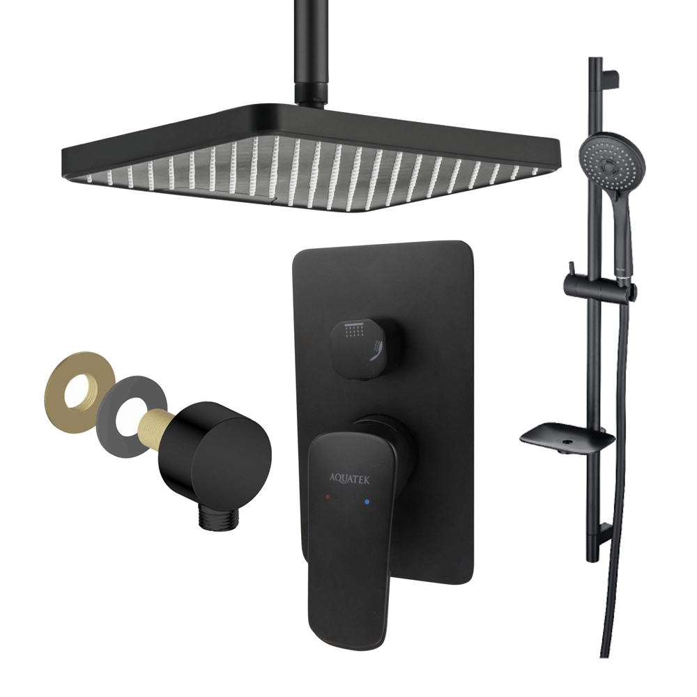 AQ1075MB вега Set 4 в 1 (AQ1046MB+AQ2071MB+AQ2454MB+AQ2011MB), матовый черный