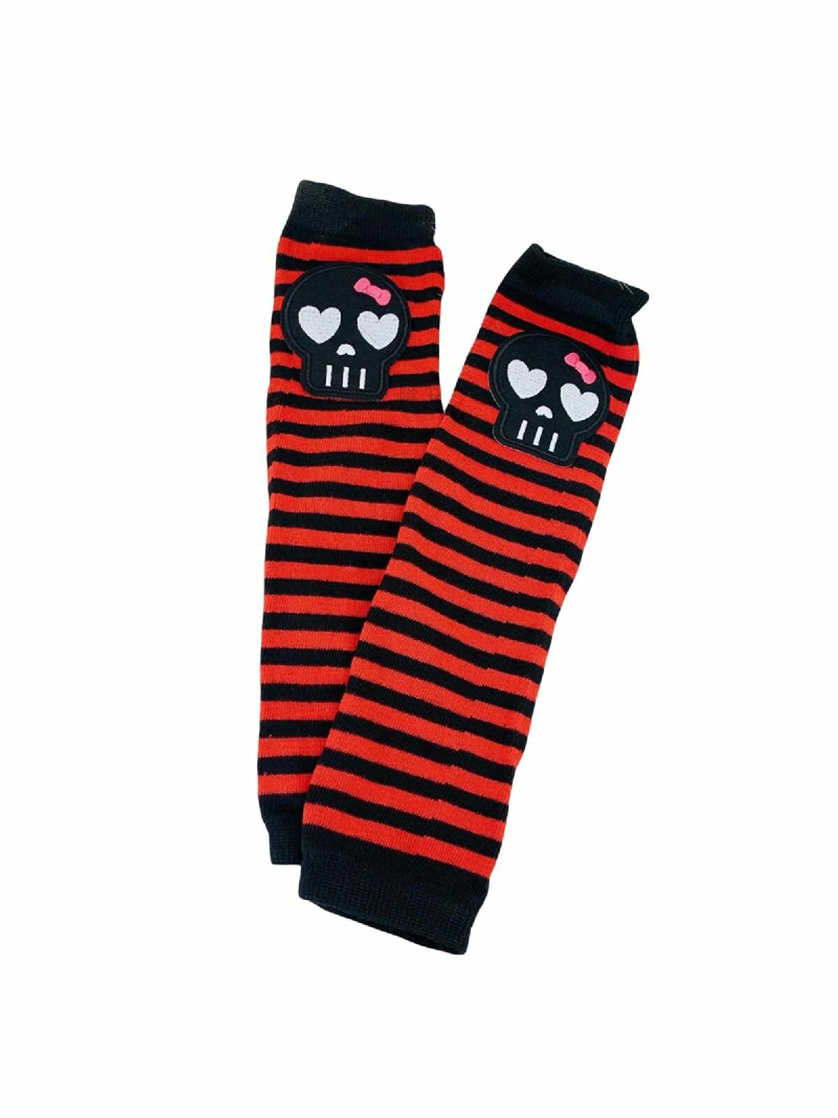 Накладки на Руки с Черепом в Полоску, 6