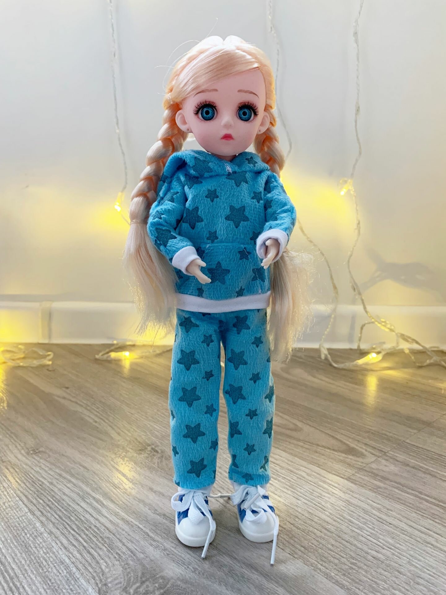 Кукла шарнирная Даша - 29 см со сгибанием ног и рук в спортивном костюме / Полесье