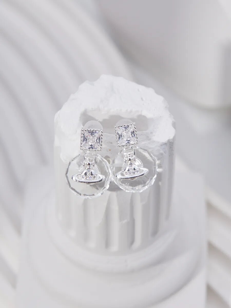 Серьги, кристалл