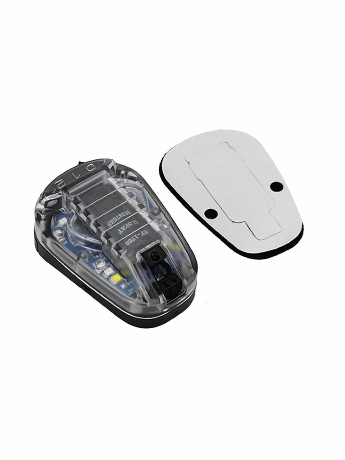 Запчастьдлямотошлема, Сигнальная лампа шлема для езды на мотоцикле божья коровка light-черно-синий свет